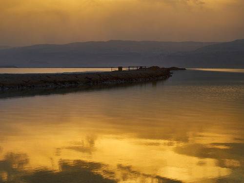 The Dead Sea, Sunset. Photographer David Solodar