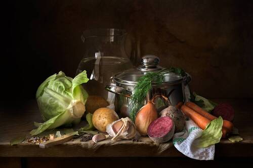 К борщу! (или Кухонное таинство). Photographer Tom Fincher